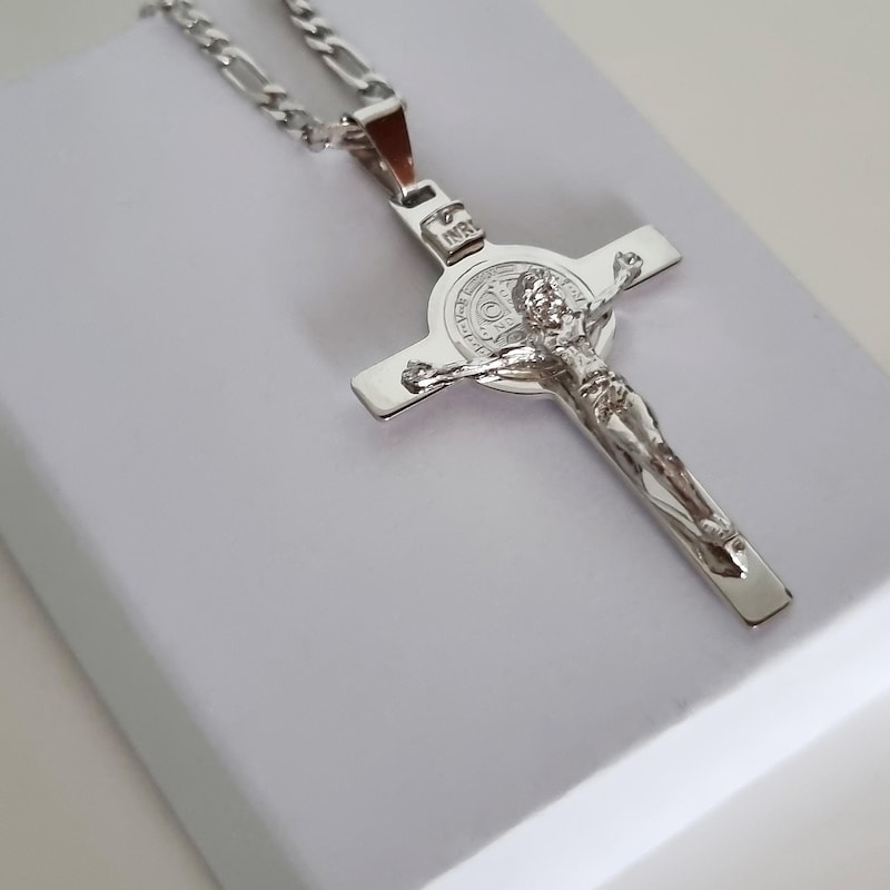 Silver Crucifix 6cm - Etsy