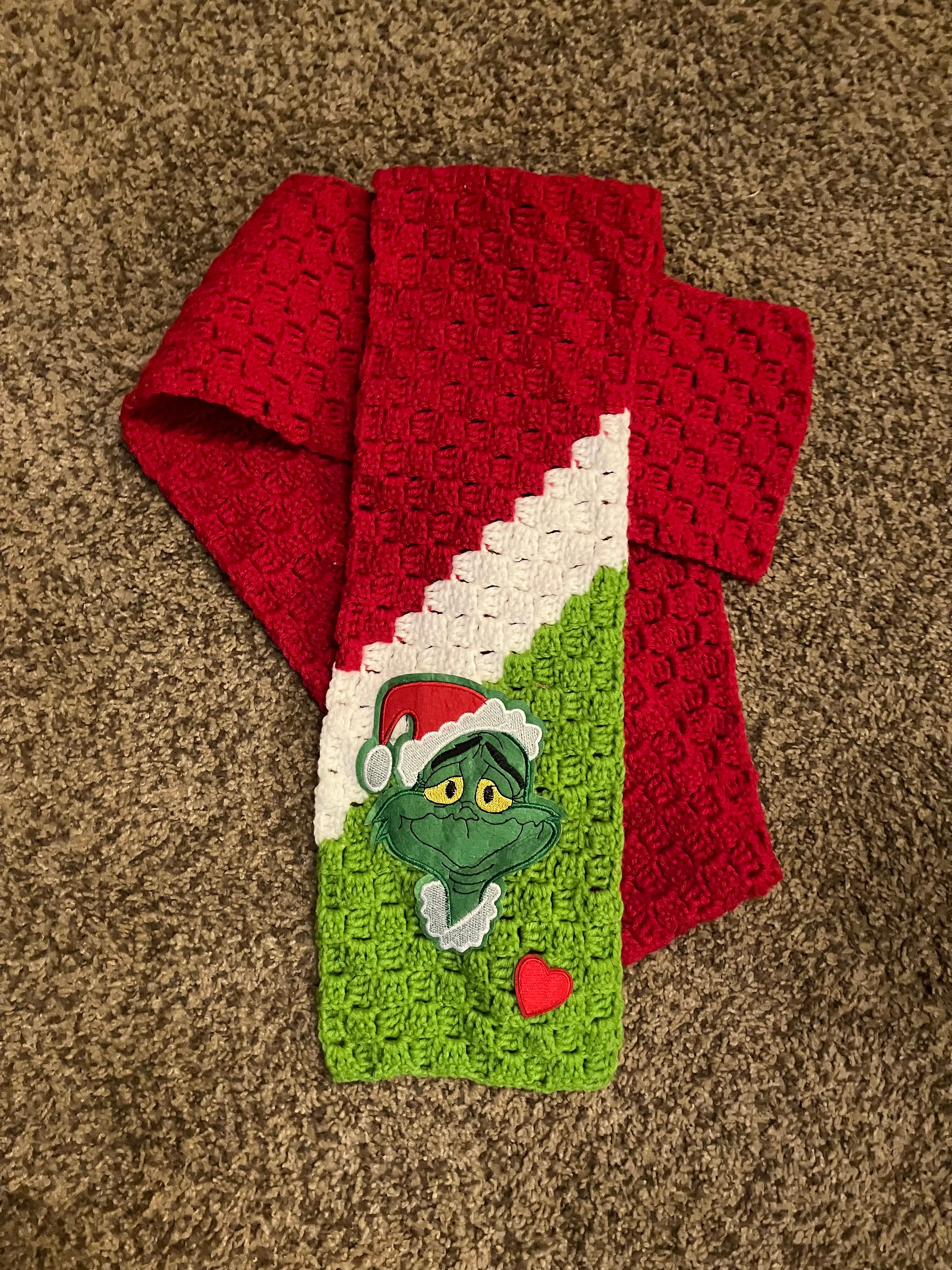 Grinch Scarf 1 - Etsy