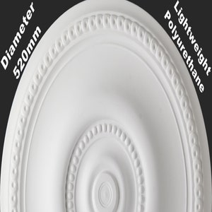 Polyurethane Resin Ceiling Rose, Medallion, Center, Rosette Dia 51.5cm ...