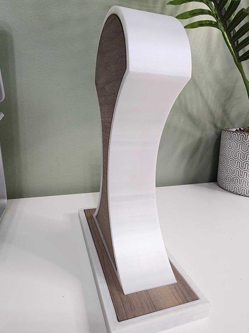 Modern White Headphone Stand, Headphone Stand, Headphone Holder ...