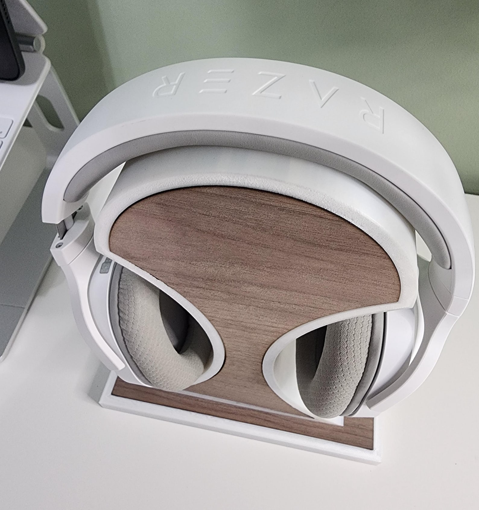 Modern White Headphone Stand, Headphone Stand, Headphone Holder ...