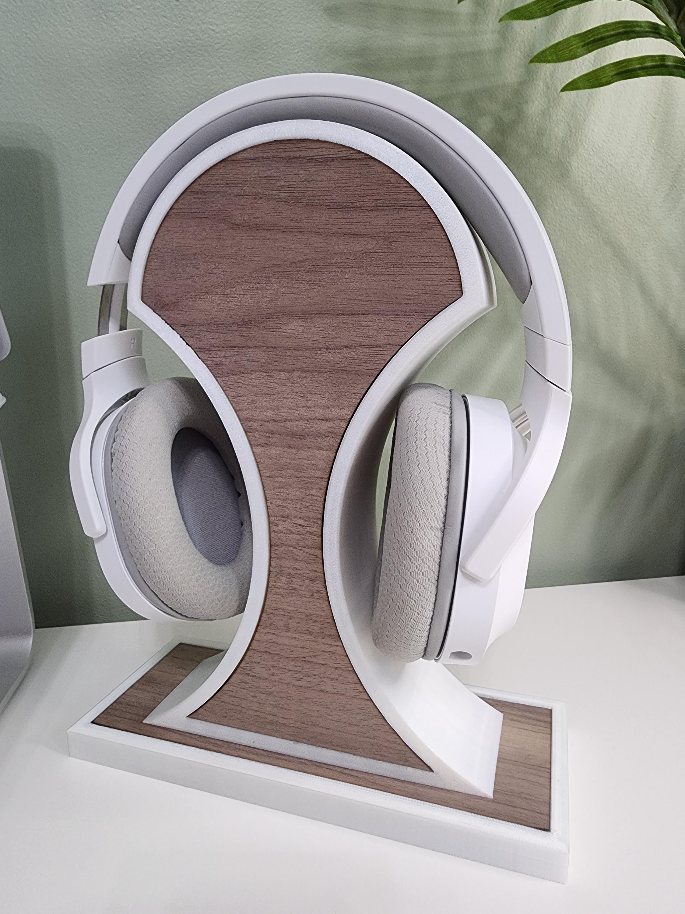 Modern White Headphone Stand, Headphone Stand, Headphone Holder ...