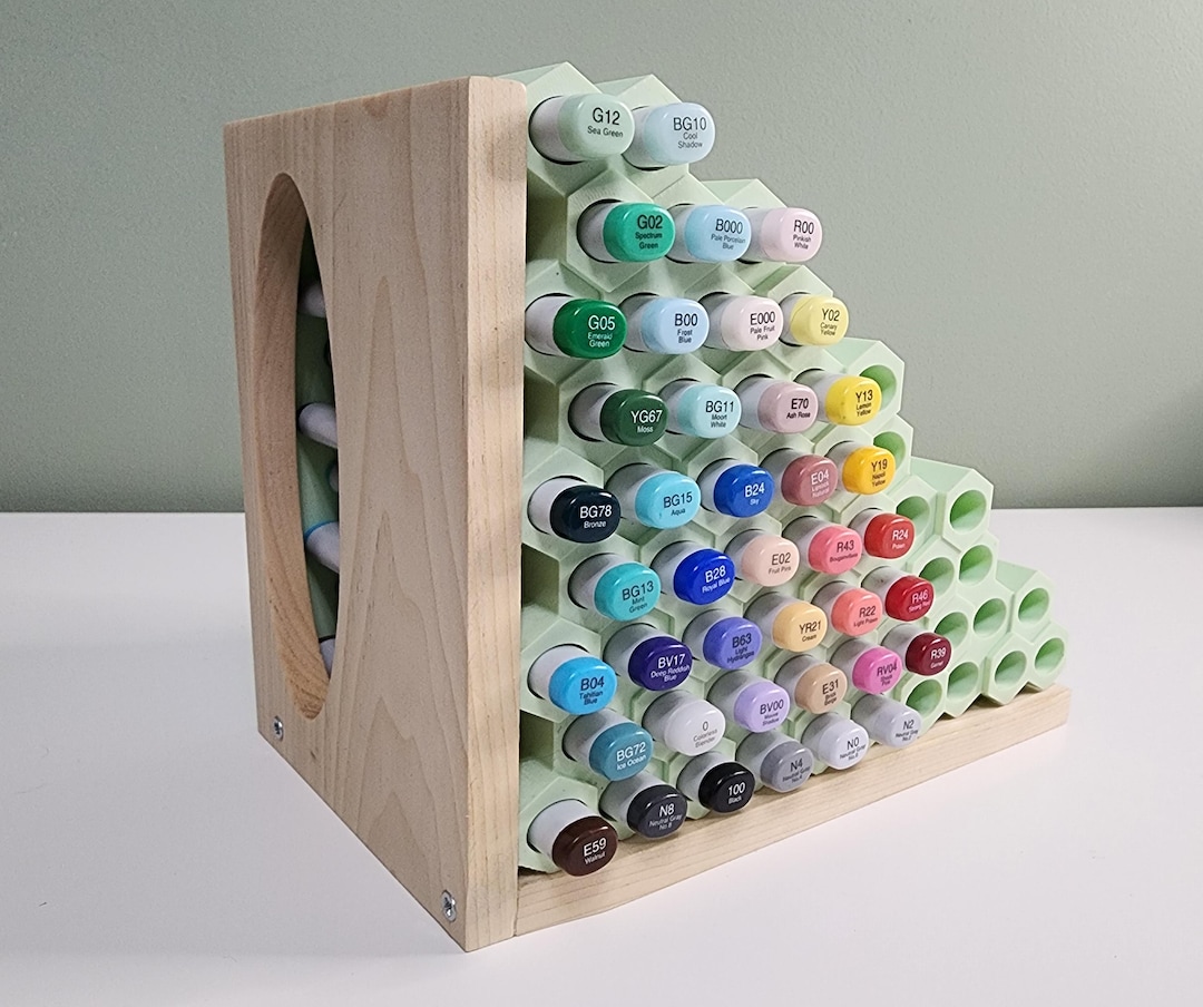 Copic Marker Storage, Honeycomb Copic Marker Holder, Copic Sketch ...