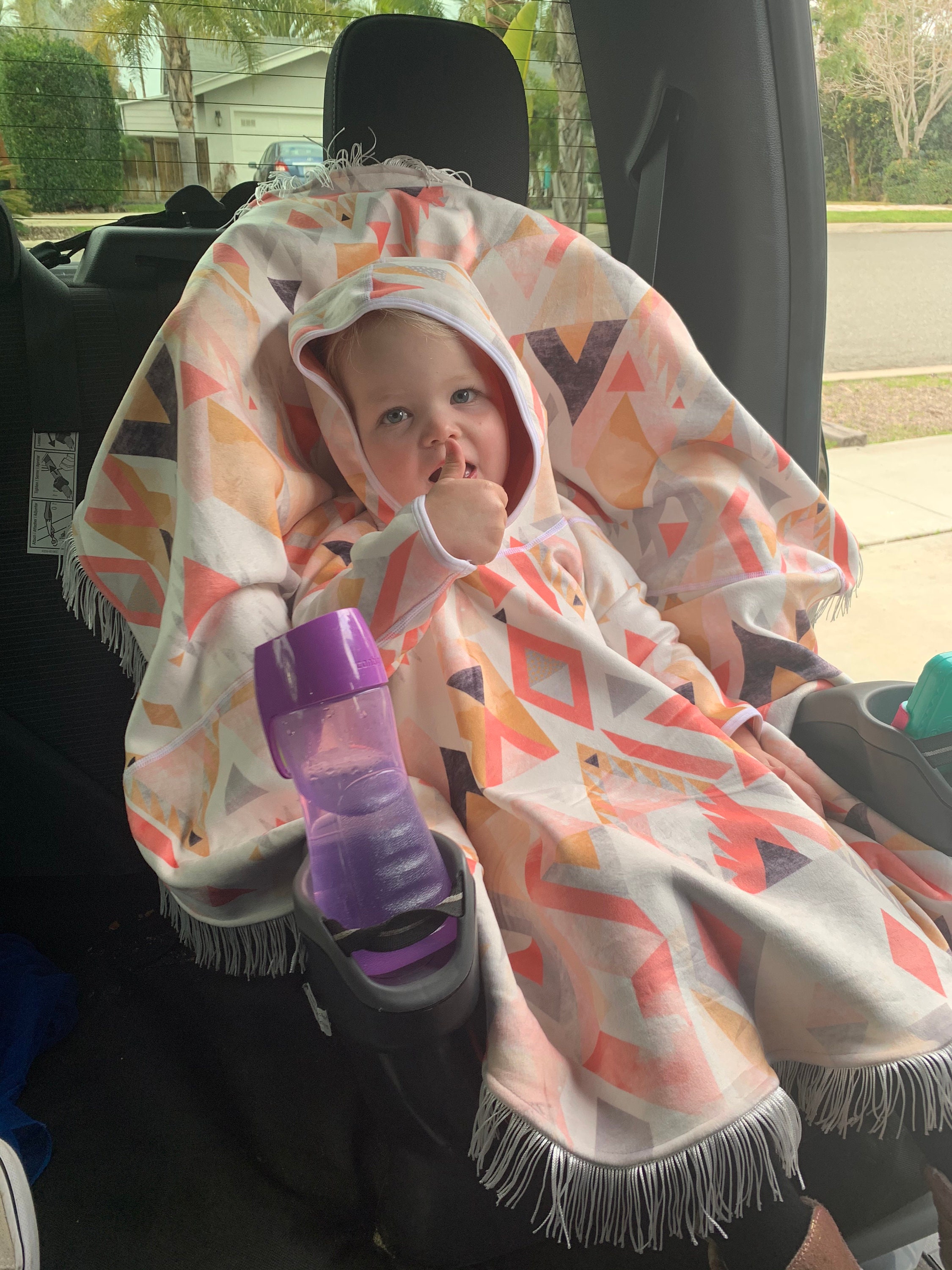 Baby Poncho, Car Seat Poncho, Toddler Poncho, Baby Blanket, Gender ...