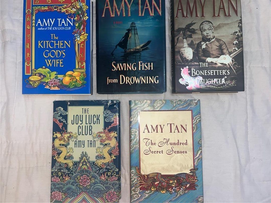 Bundle 5 Amy Tan Retail HC Joy Luck Club Hundred Secret Senses Saving ...