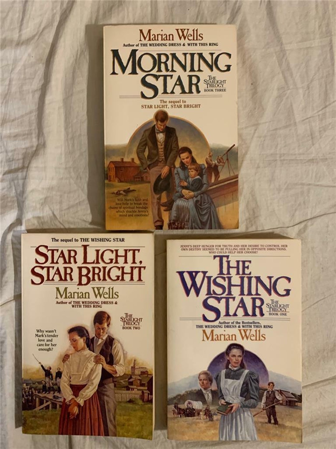 The Starlight Trilogy 1-3 Marian Wells Trade Paperback the Wishing Star ...