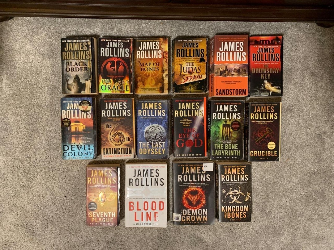 COMPLETE Paperback SIGMA FORCE 1-16 James Rollins Sandstorm - Etsy