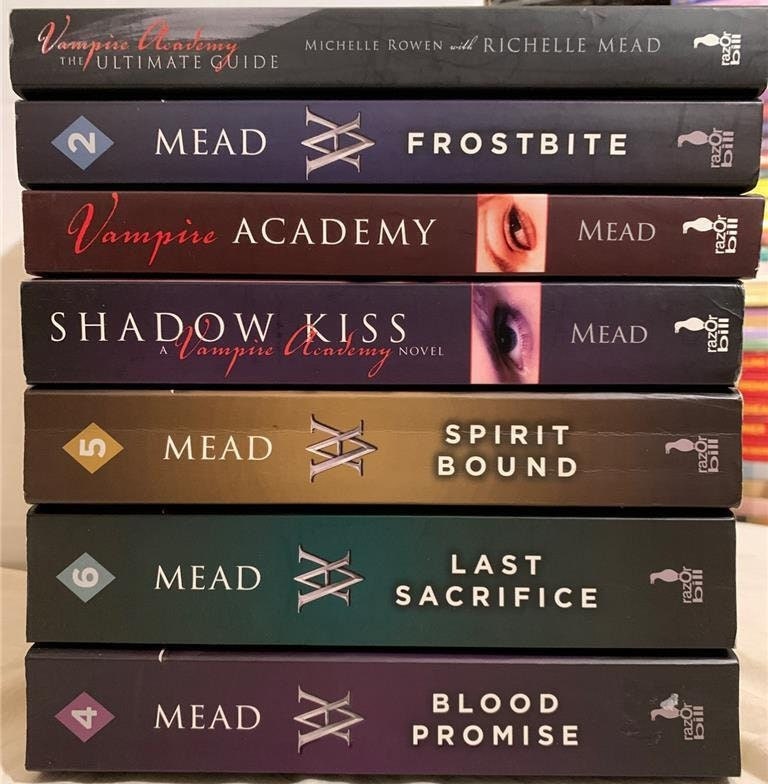 Bundle 7 Vampire Academy Complete Series Books 1-6 + the Ultimate Guide ...