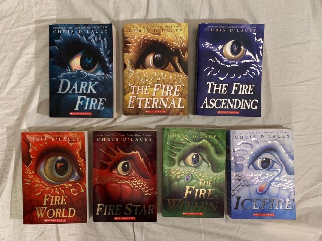 Bundle Chris D'lacey the Last Dragon Chronicles 1-7 the - Etsy