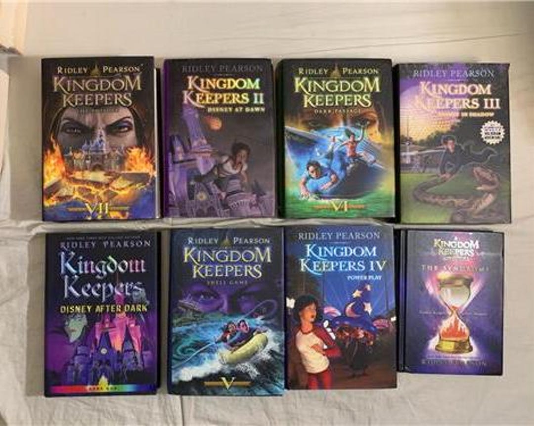 1-8 the Kingdom Keepers Complete Ridley Pearson Disney After Dark at ...