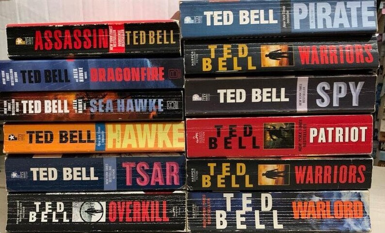 Bundle Alex Hawke Series 1 12 Ted Bell Hawke, Assassin, Pirate, Spy ...