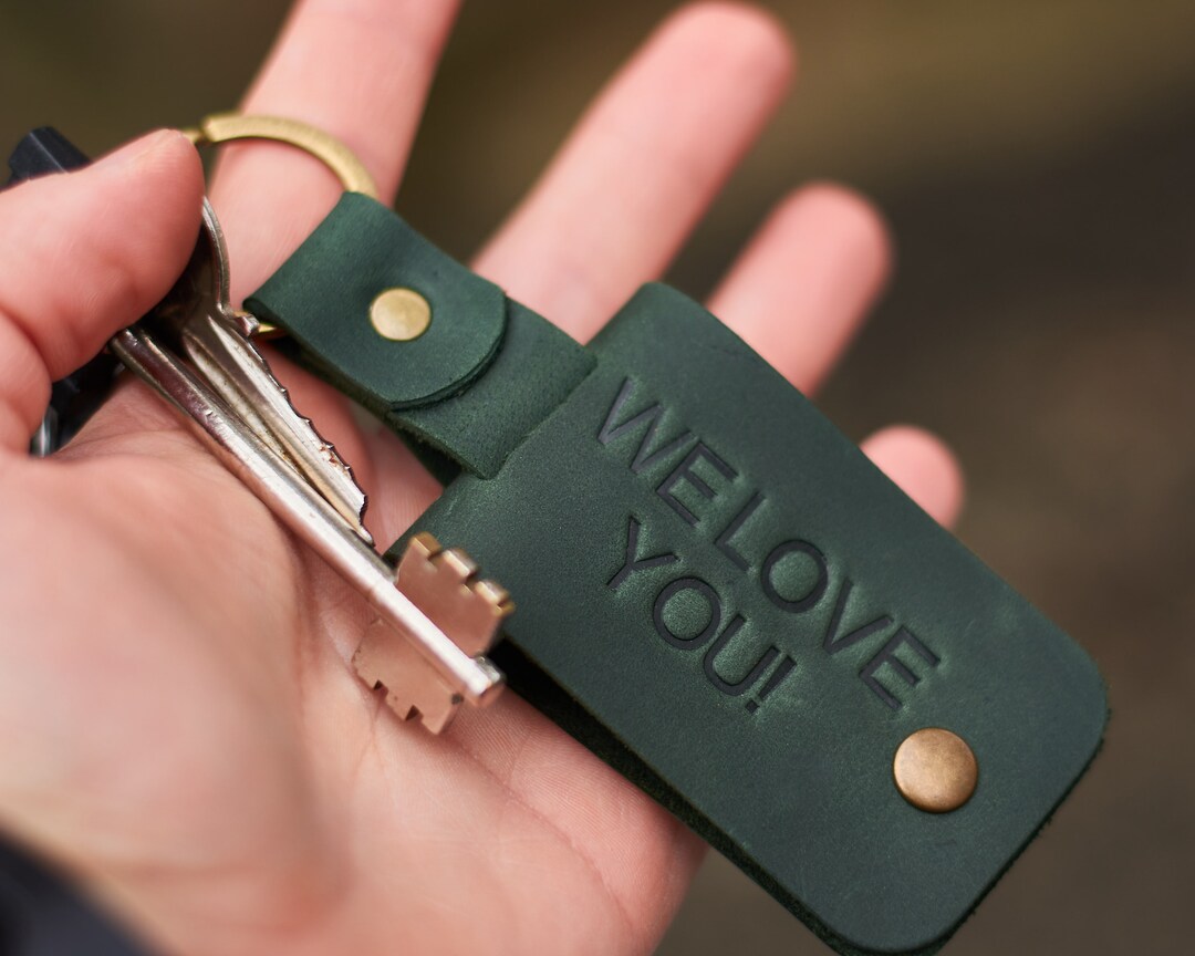Personalized Photo Keychain Leather Photo Keychain With - Etsy