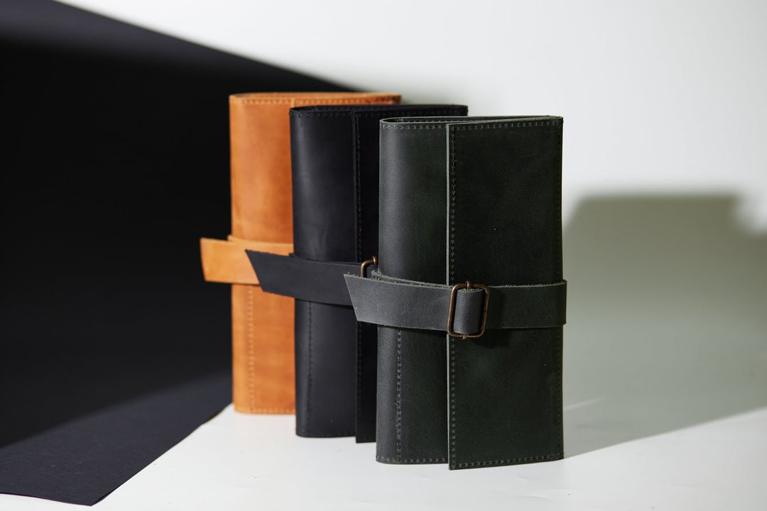 Artist Roll, Leather Pencil Case, Brush Case, Gift Painter Case ...