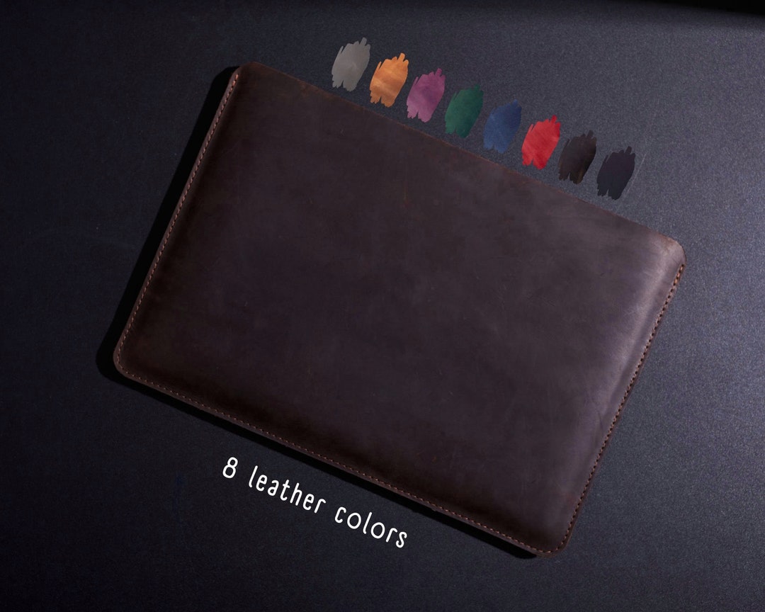 Remarkable 2 Case, Green Leather Sleeve for Remarkable 2, Brown Genuine ...