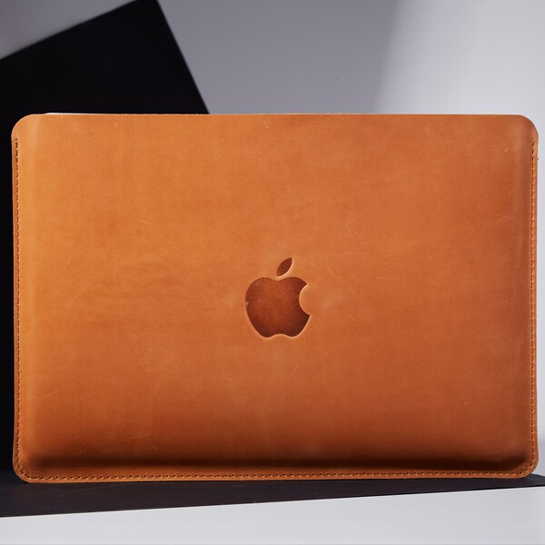 MacBook Case Leather - Etsy