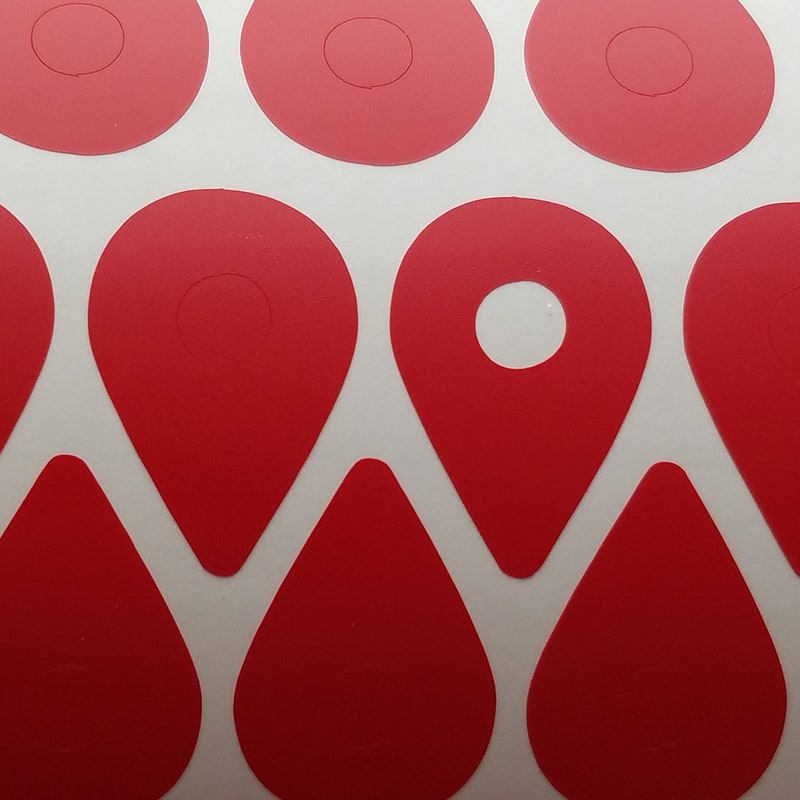 Map Pin Stickers - Etsy