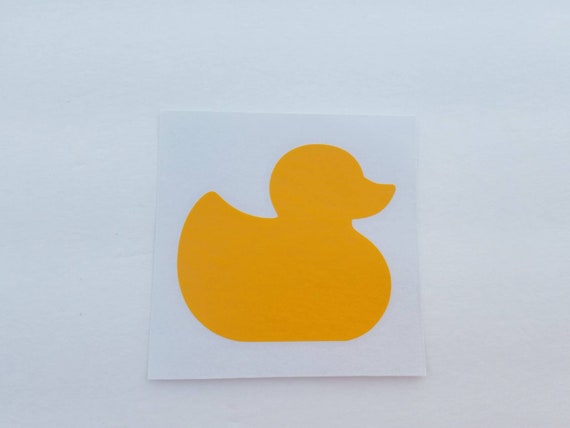 Rubber Duck Vinyl Window Decal 2 Decals Waterproof | Etsy