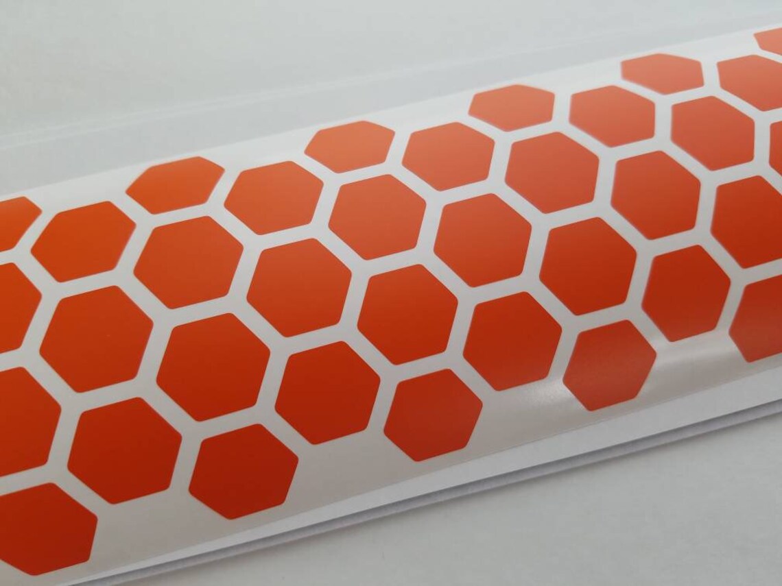 1/2 to 1 Hexagon Vinyl Stickers - Etsy