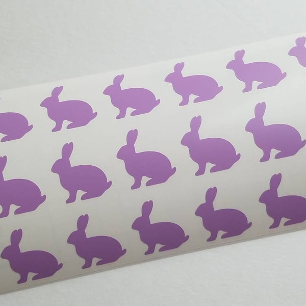 Vinyl Bunny Stickers - Etsy
