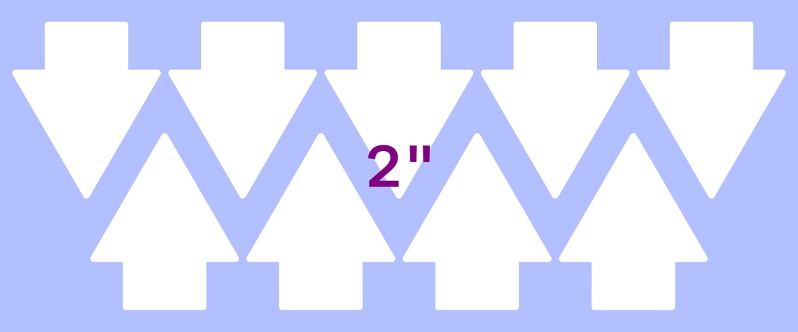 1/2 to 2 Arrow Vinyl Stickers | Etsy