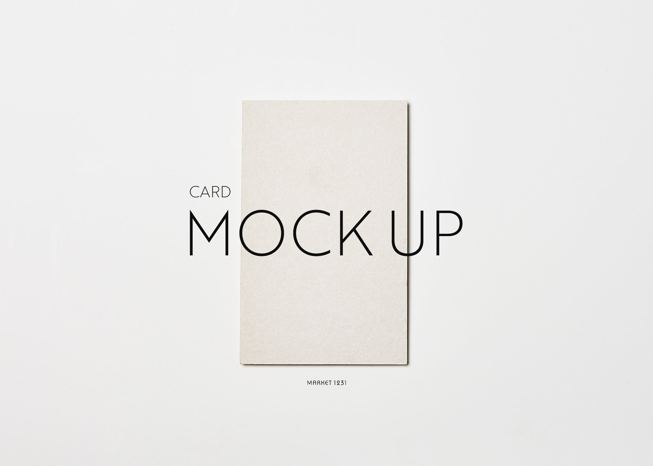 Paper Card Card Mockup Blank Card Minimalist Card - Etsy