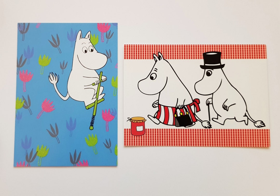 Postcard Set Muumin, 2 New Cards, Collector, Finland, Free Delivery - Etsy