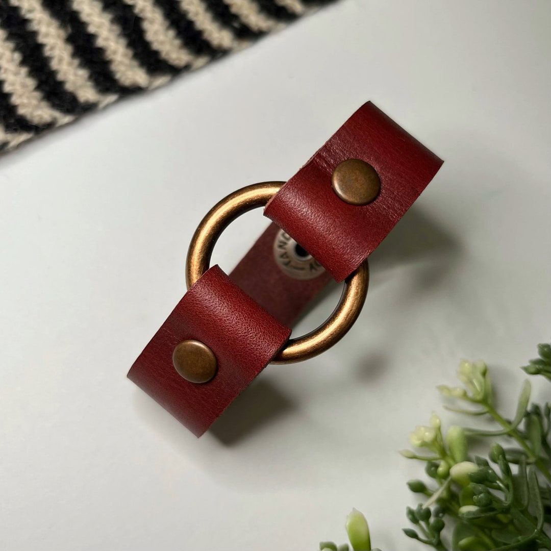 Leather Shawl/cowl Cuff From Knox Mountain Knit Co. - Slim Ring ...