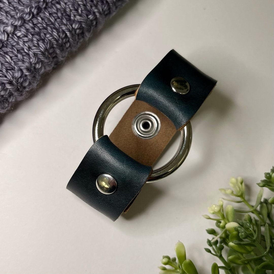 Leather Shawl Cuff, Cowl Cuff From Knox Mountain Knit Co. - Original ...