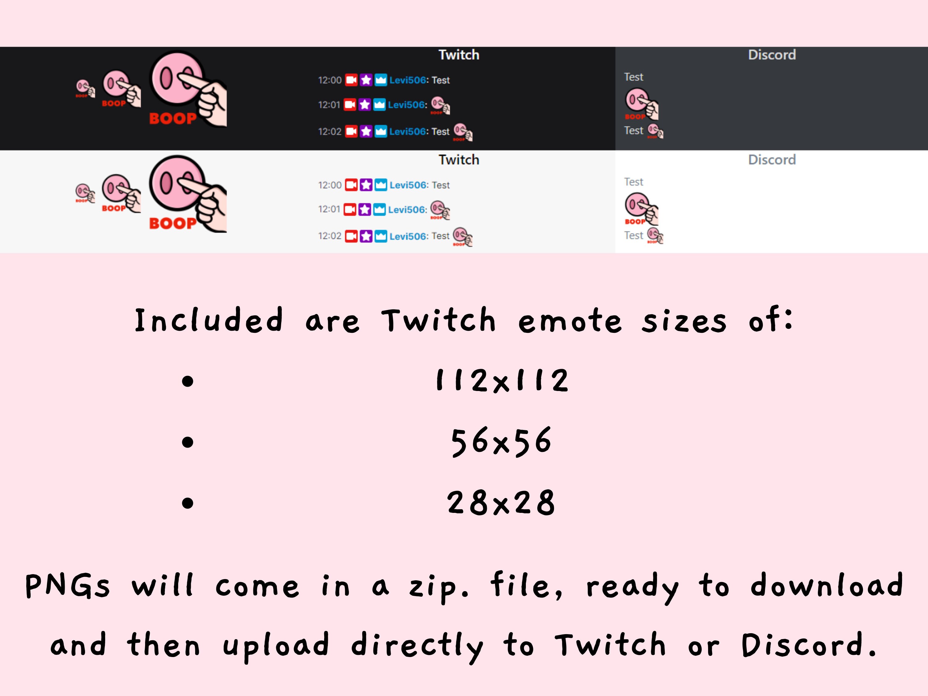 Boop the Snoot Emote Twitch and Discord Emote Dead by - Etsy