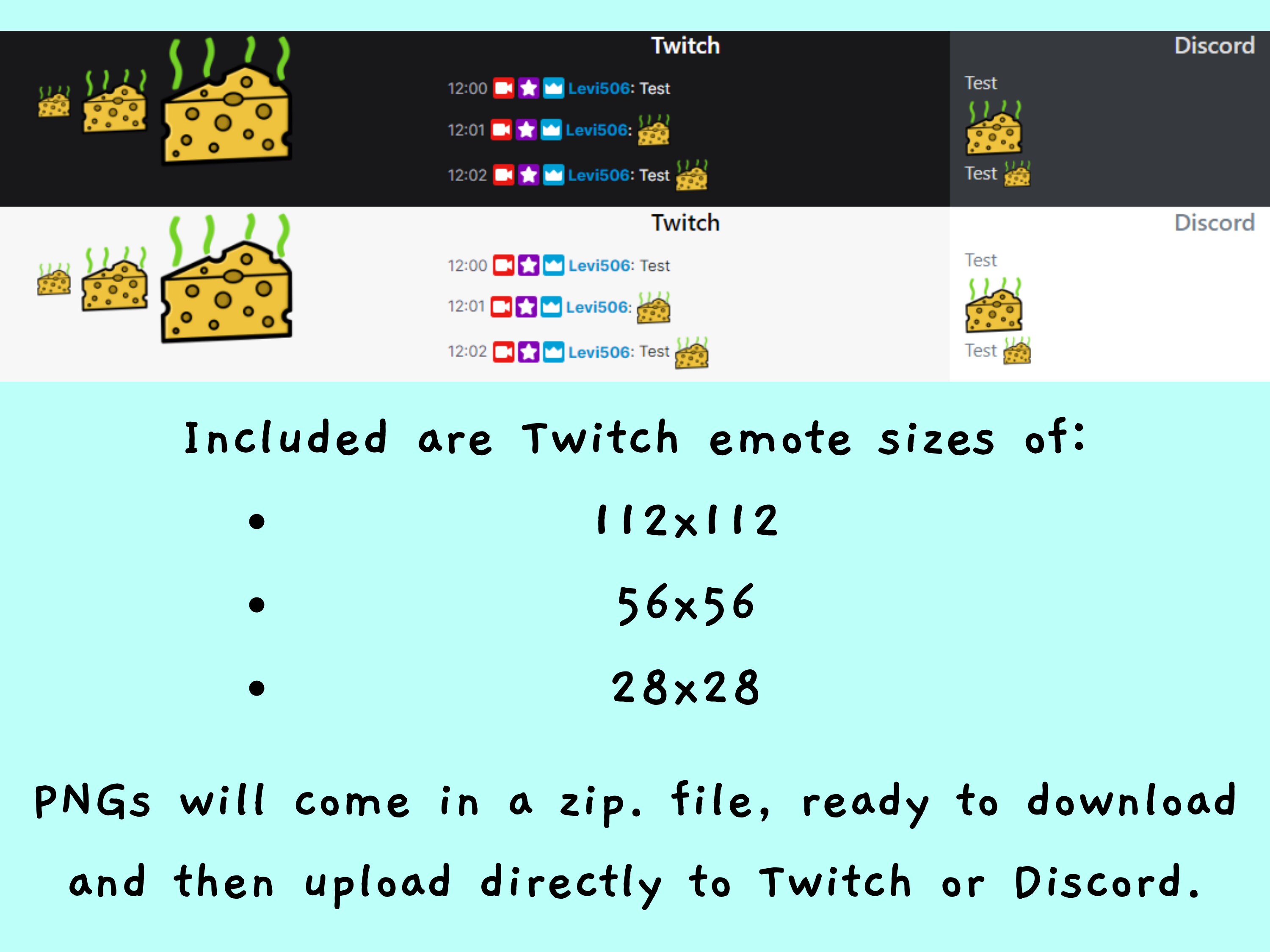 Stinky Emote | Twitch and Discord Emotes | Cheese - Etsy