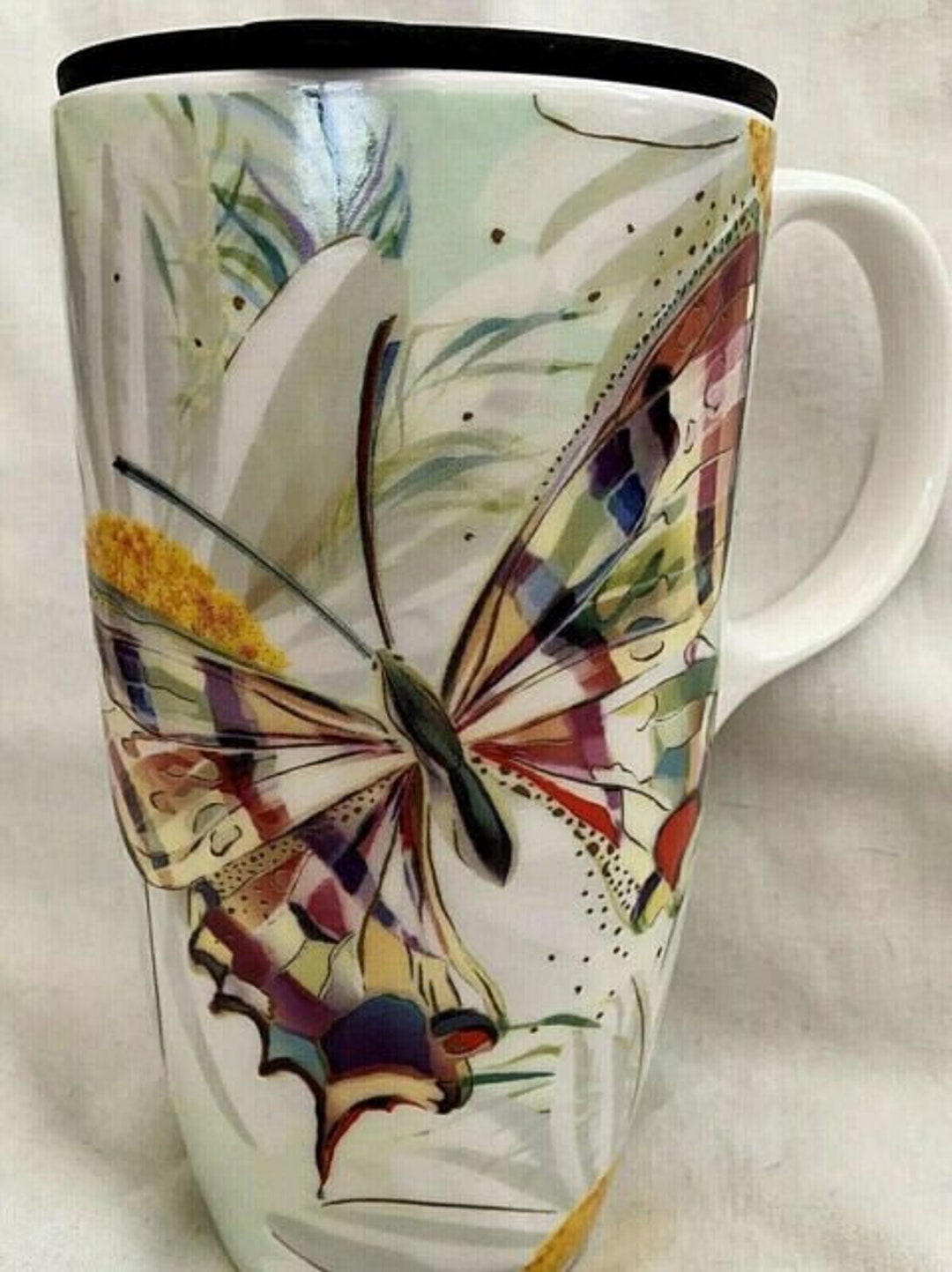 Butterfly Ceramic Travel Mug by House of Turnowsky - Etsy