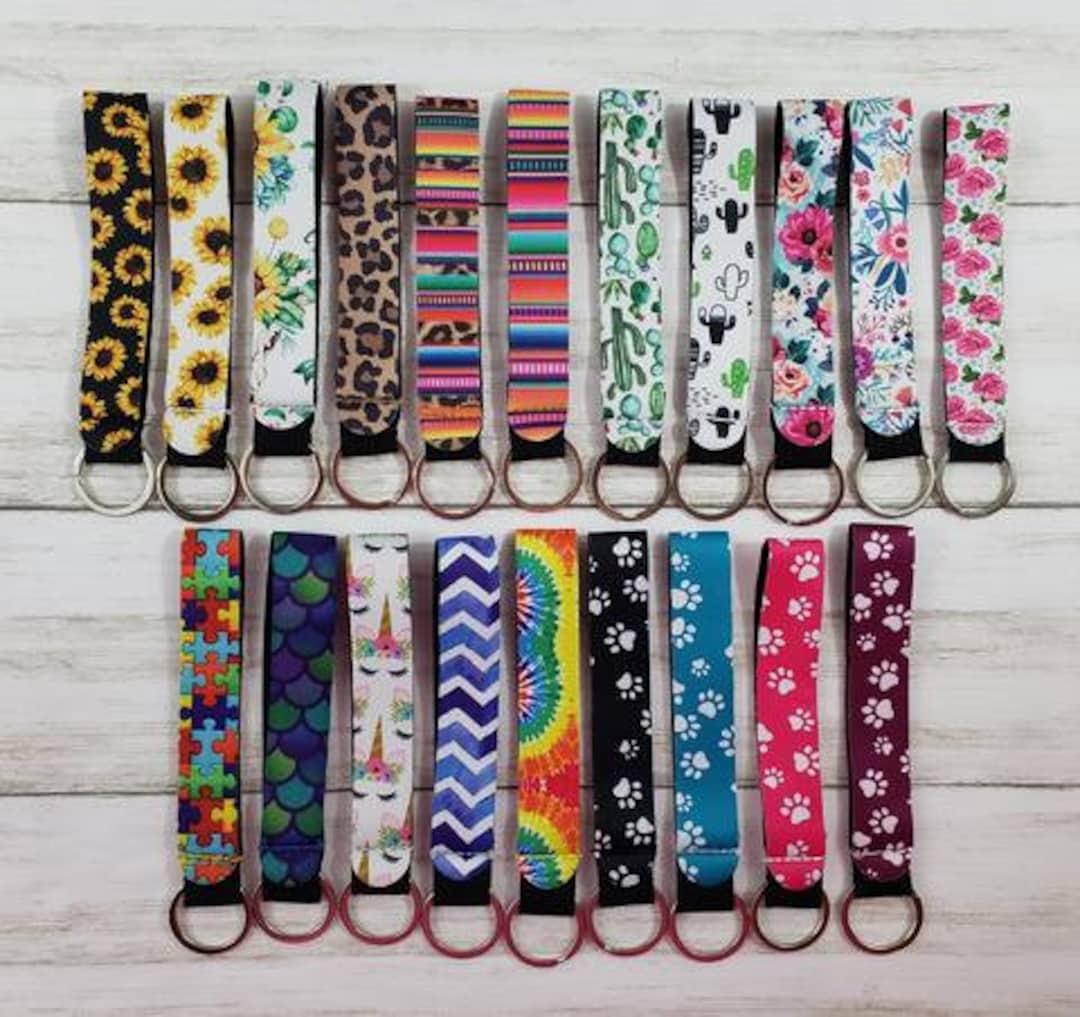 Neoprene Keychains - Etsy