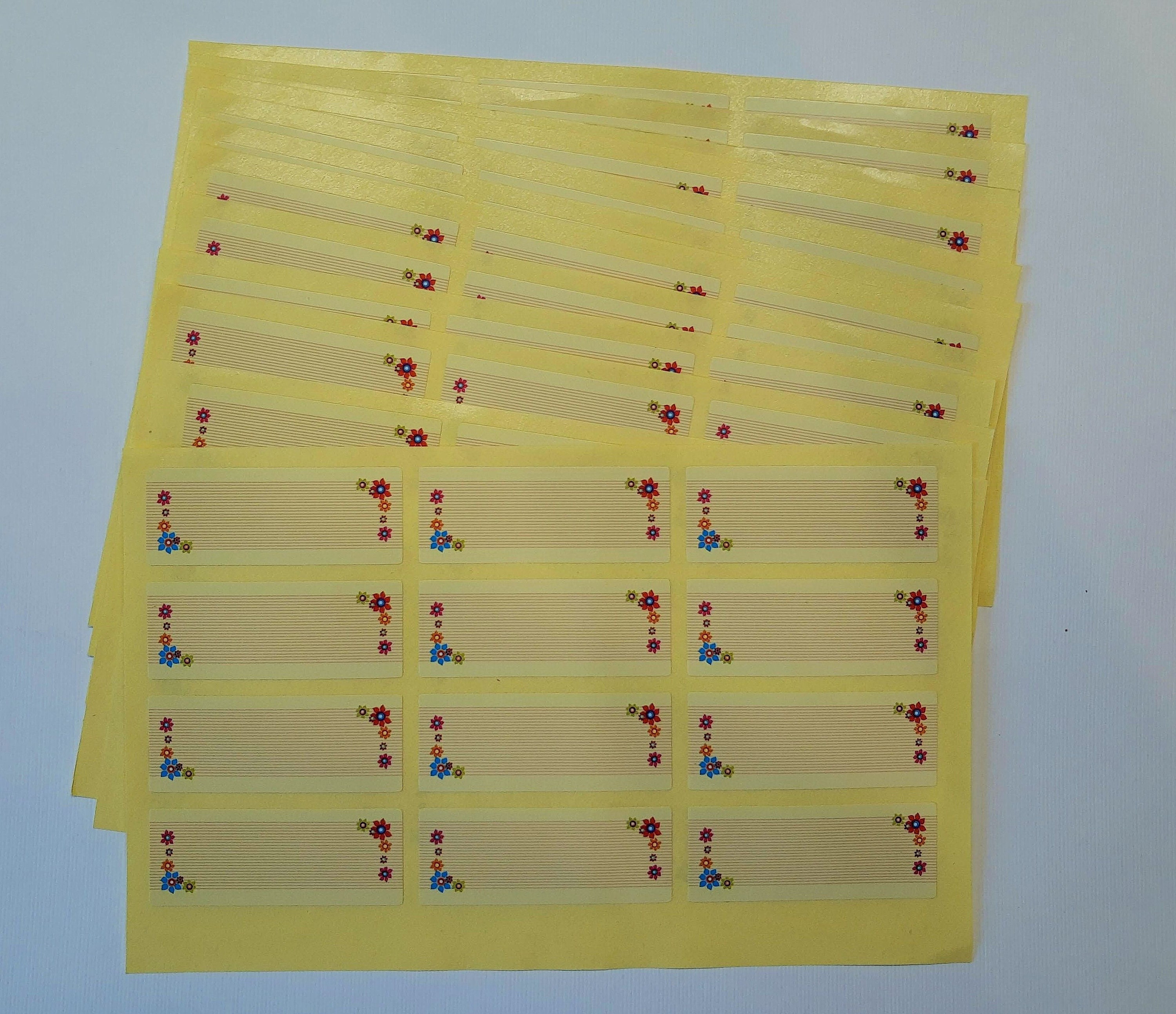 144 Jams Glass Labels Sticker Sticker Cooking Awaken Label Fruit Paper ...