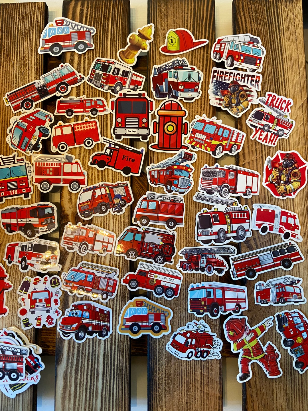 Sticker Bomb Fire Department 50 Large Fire Department Stickers in a Set ...