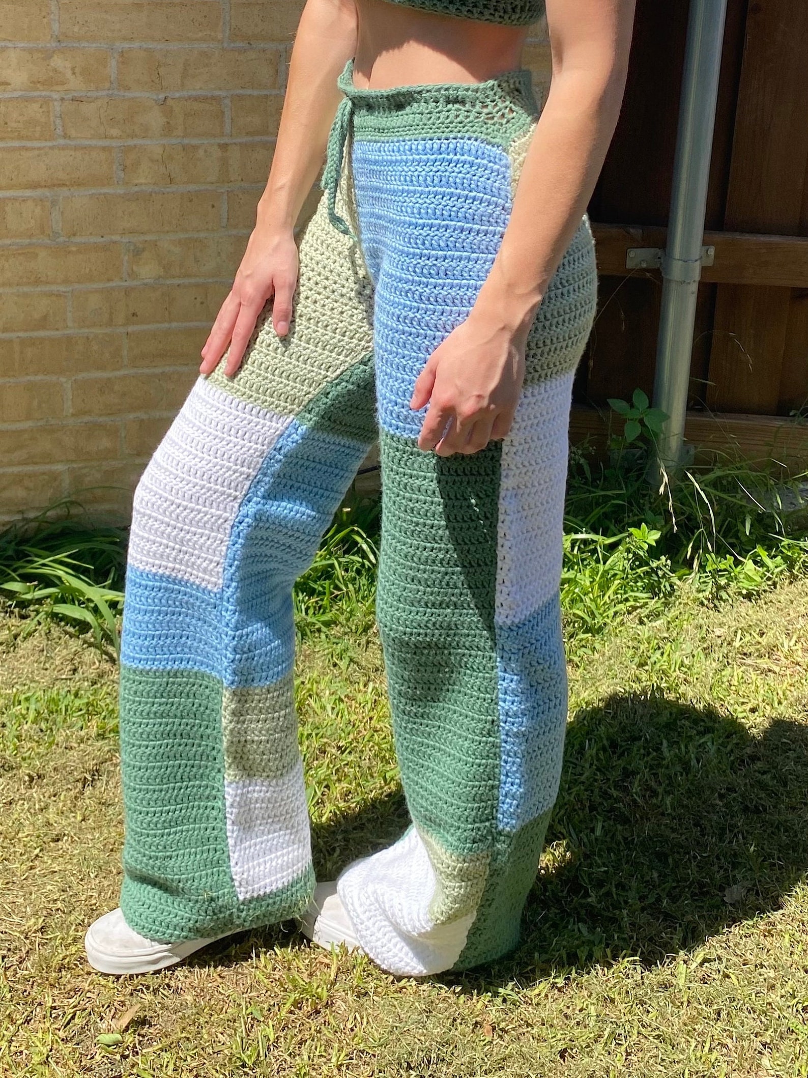 Crochet Flare Pants - Etsy