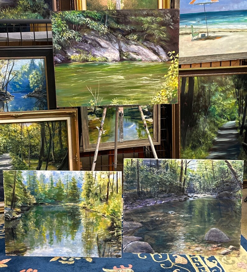 Painting Trio - Etsy