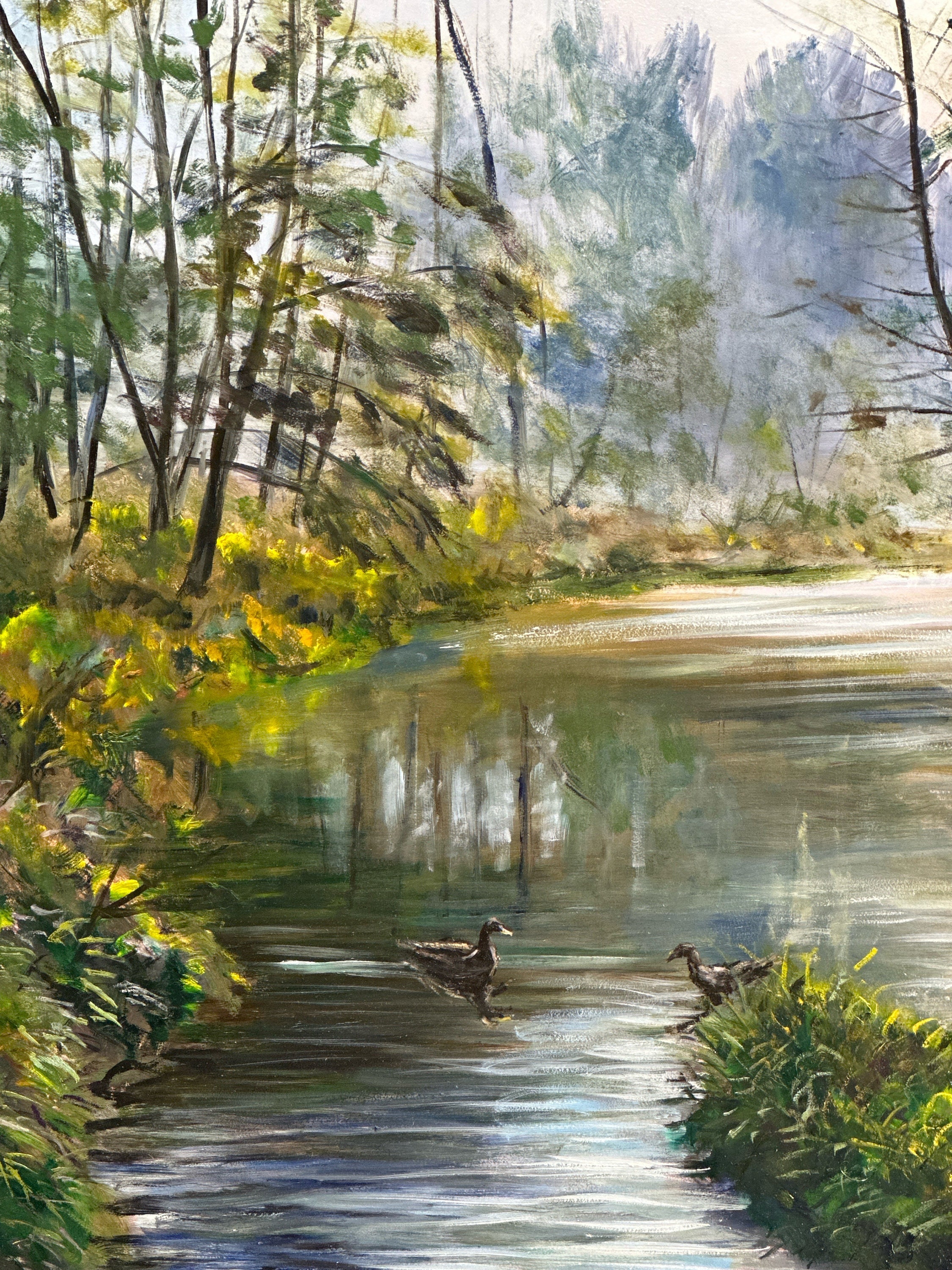 Misty Morning Ducks - Etsy