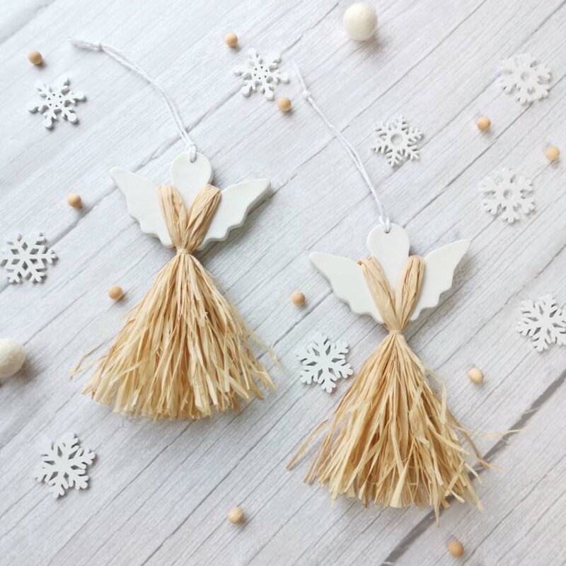 Raffia Angels - Etsy