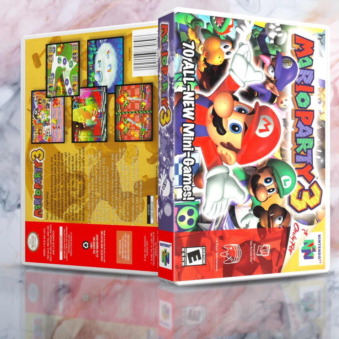 Mario Party 3 N64 Case No Game, Case Only - Etsy