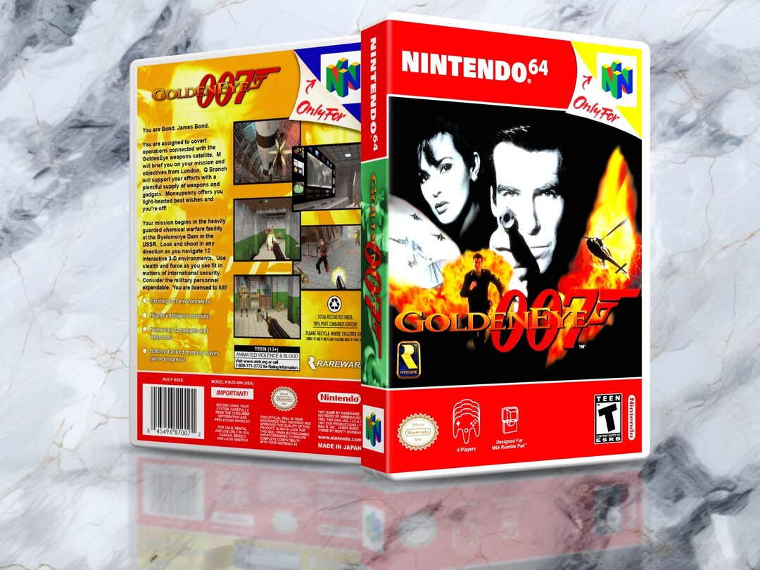Golden Eye N64 Case No Game Included - Etsy
