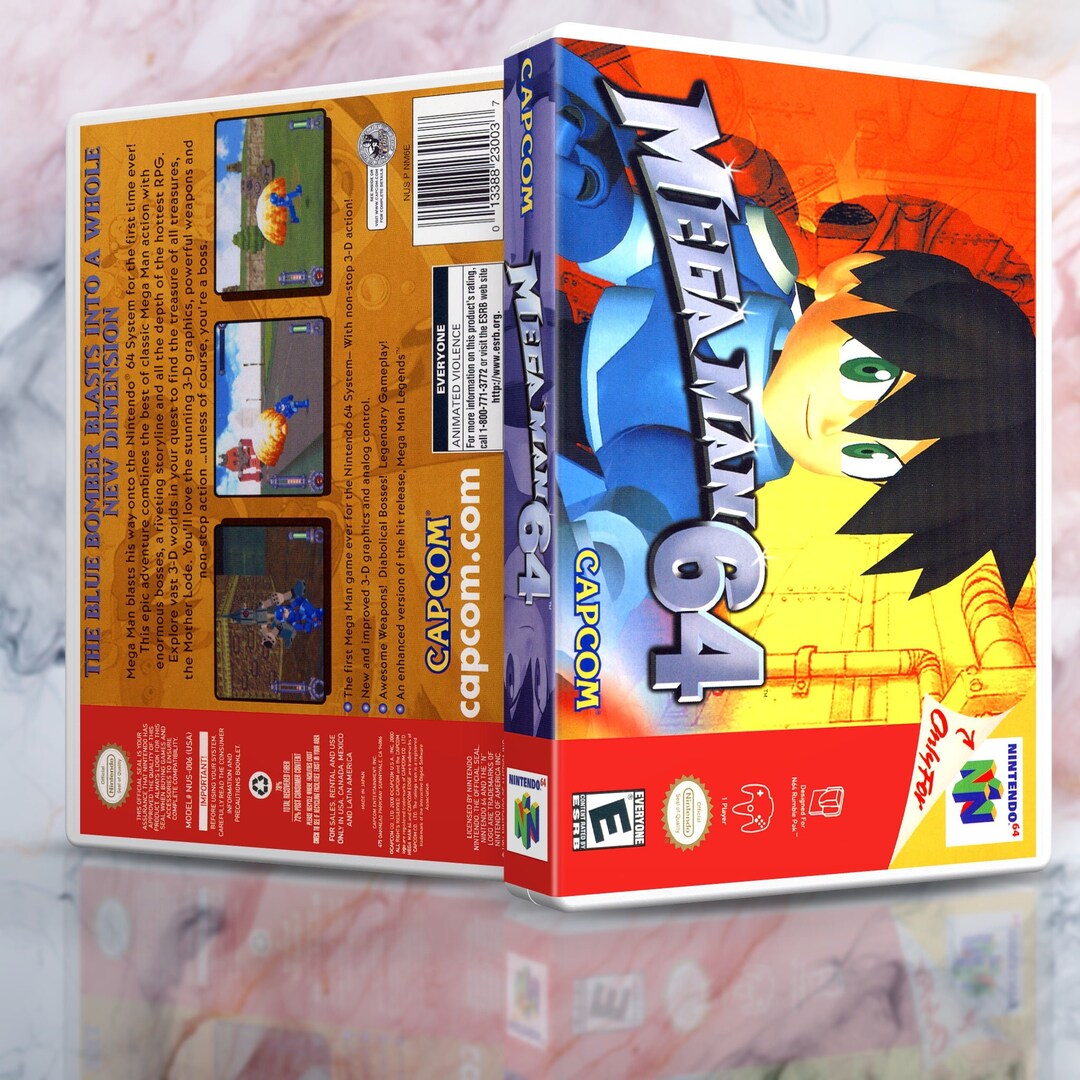 Mega Man Legends 64 - N64 Case - No Game, Case Only - Etsy