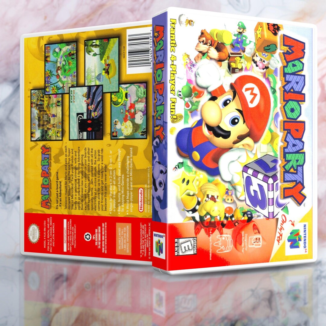 Mario Party - N64 Case - No Game, Case Only - Etsy
