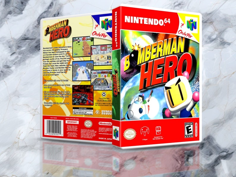 Bomberman Hero N64 Case - Etsy