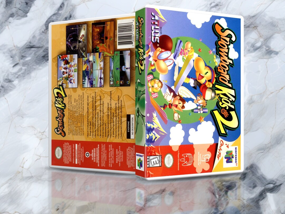Snowboard Kids 2 - N64 Case - No Game Included - Etsy