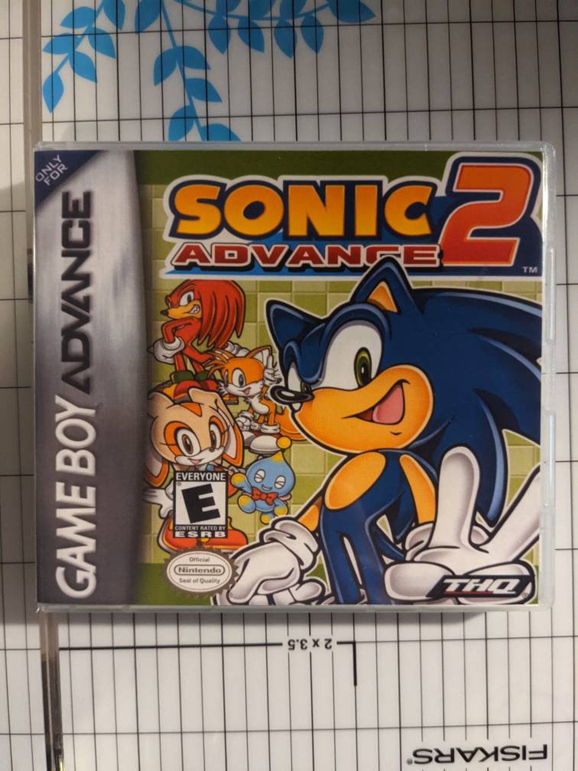 Sonic Advance 2 Gameboy Advance Case GBA Custom No Game - Etsy