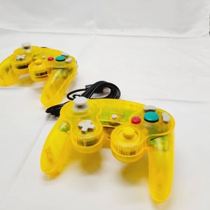Custom Gamecube Controller , Citrine Yellow NGC Transparent Yellow ...