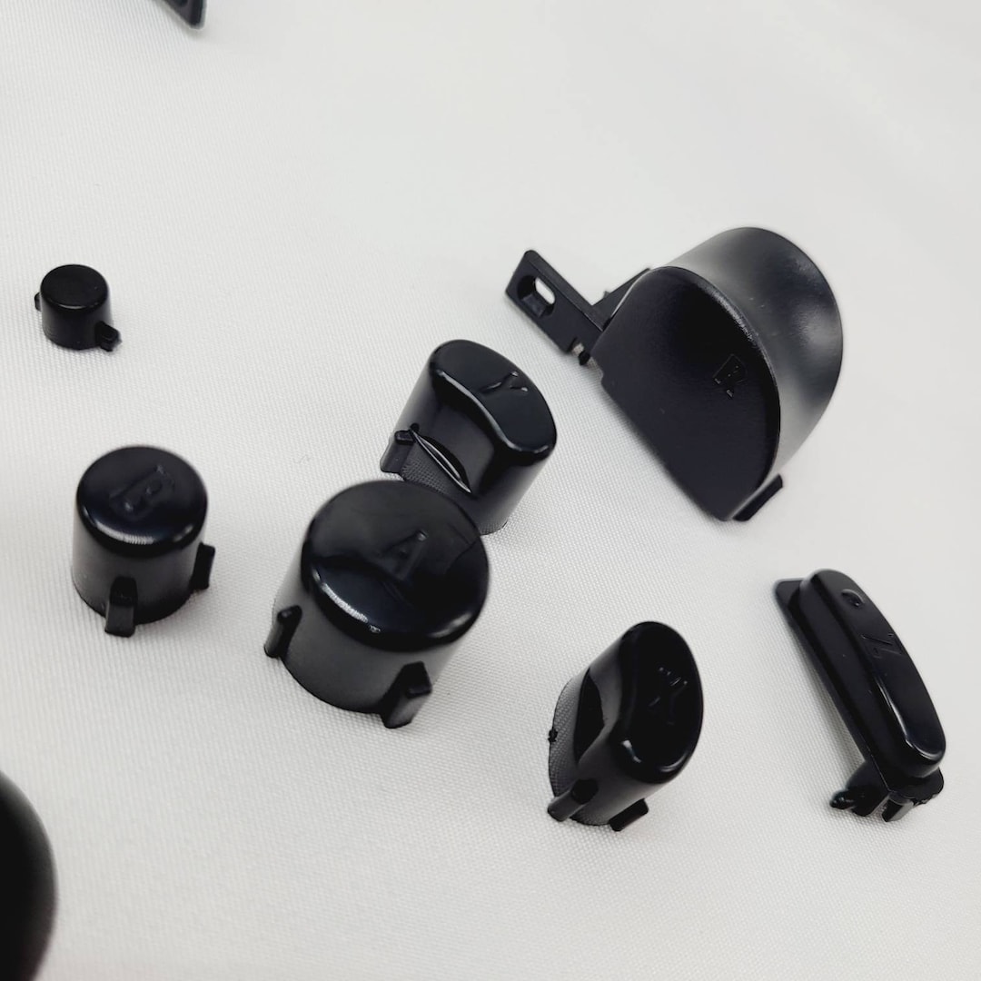 Gamecube Controller Buttons Dark Black 3rd Party - Etsy