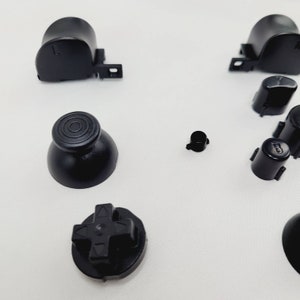 Gamecube Controller Buttons Dark Black 3rd Party - Etsy