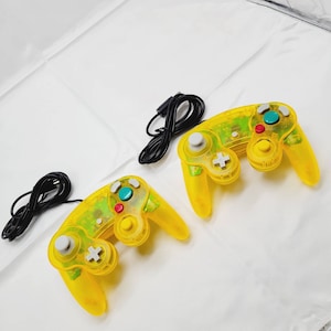 Custom Gamecube Controller , Citrine Yellow NGC Transparent Yellow ...