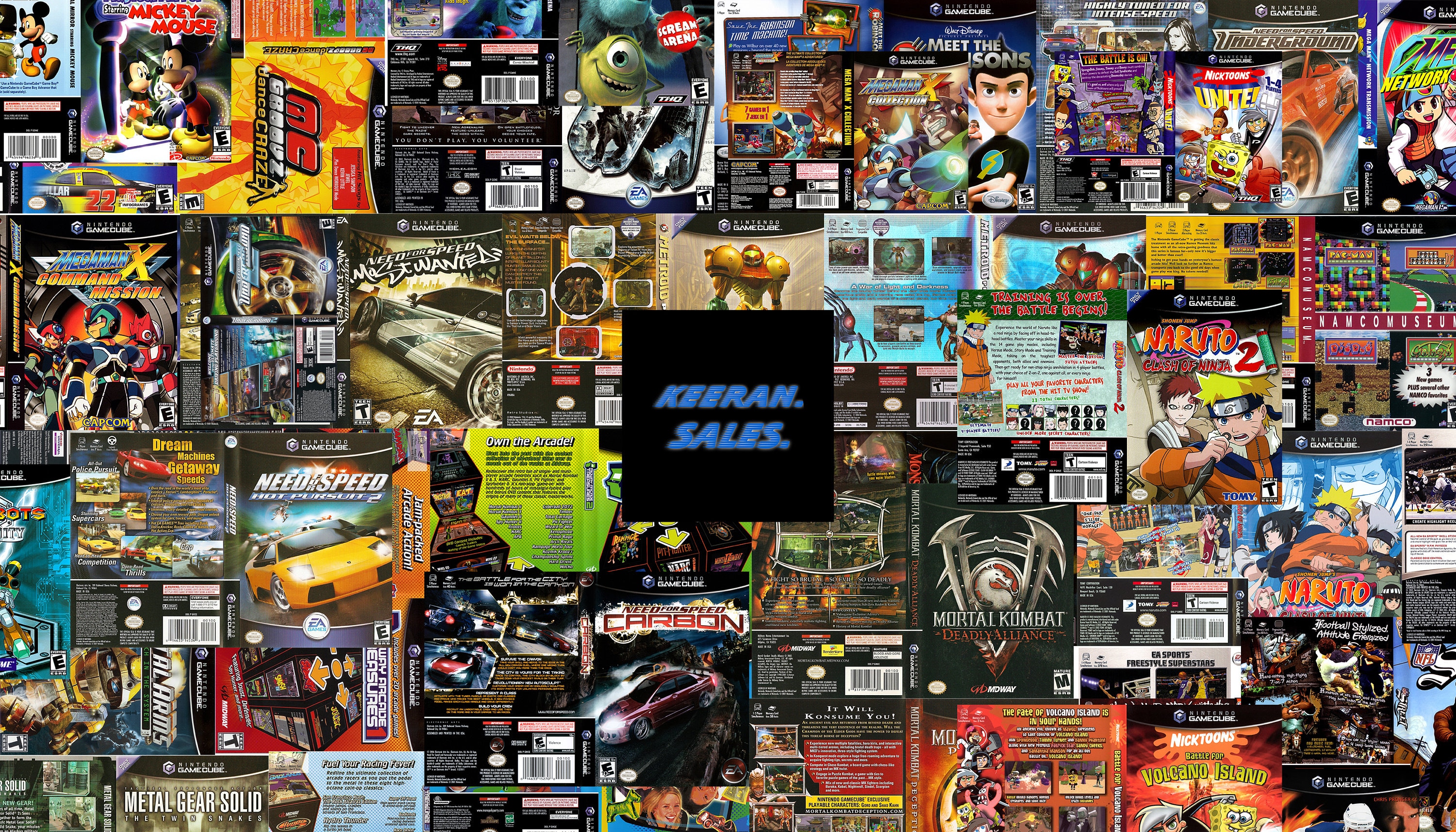 Gamecube Nintendo M - N - Replacement Case * NO GAME * Case Only ...